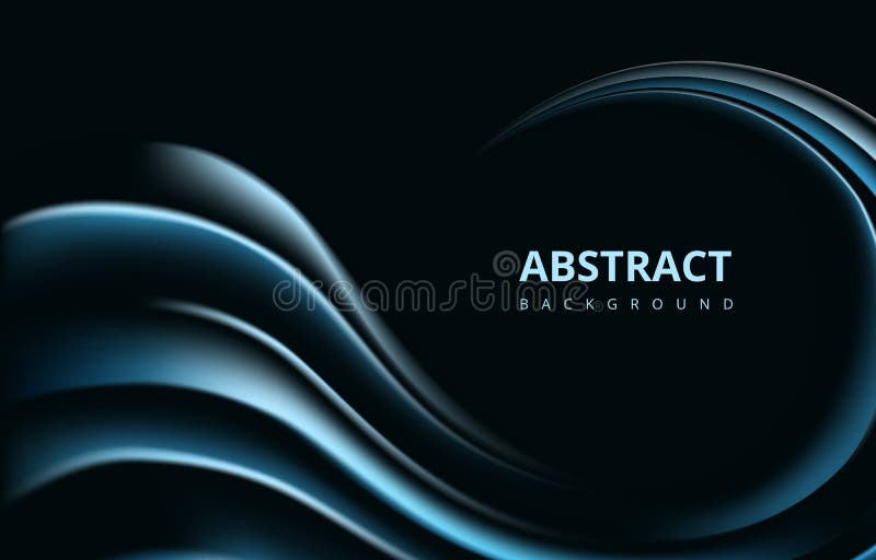 Dark Blue Abstract Modern Wave Gradient Texture Background Wallpaper ...