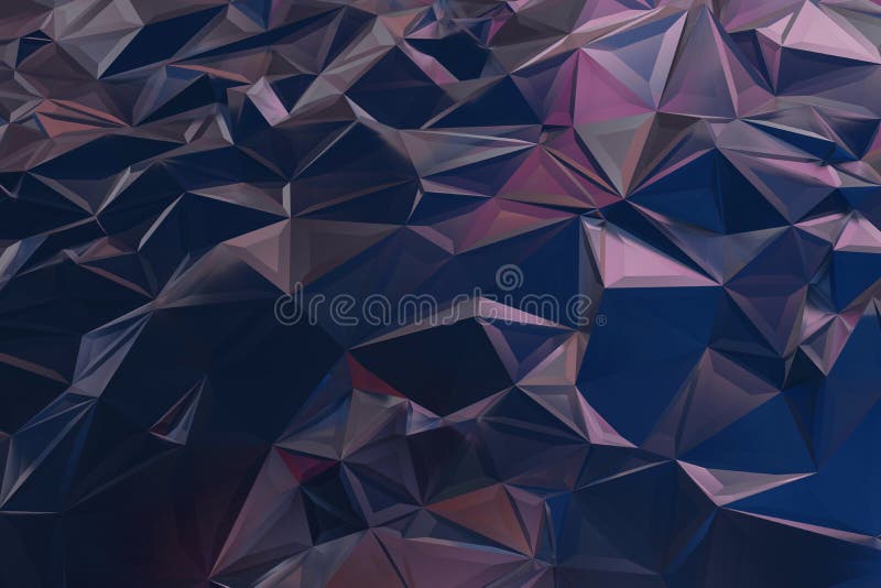 Dark Blue Abstract Triangle Polygonal Mosaic Luxury Dark Blue Design ...