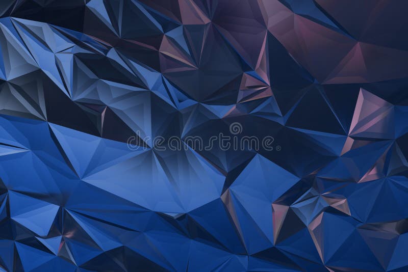 Dark Blue Abstract Triangle Polygonal Mosaic Luxury Dark Blue Design ...