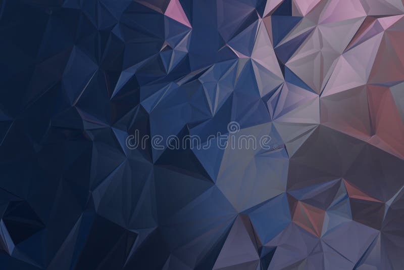 Dark Blue Abstract Triangle Polygonal Mosaic Luxury Dark Blue Design ...