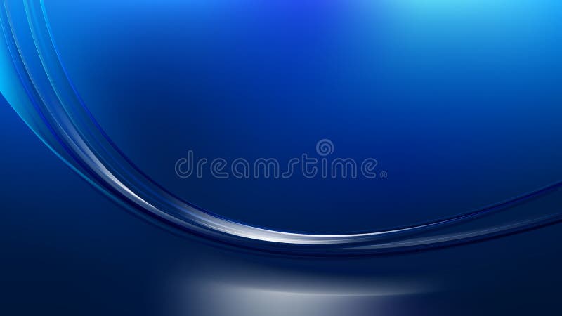 Dark Blue Abstract Wave Background Template Stock Vector - Illustration ...
