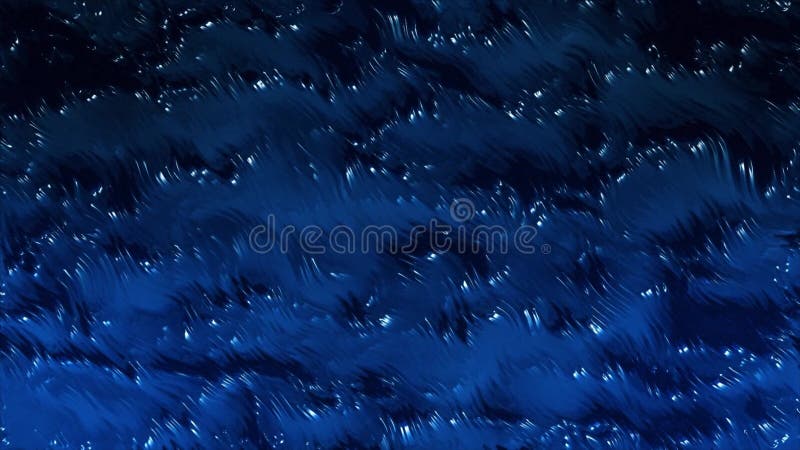 Dark Blue Abstract Waves Move Under the Currents of the Wind. Stock ...