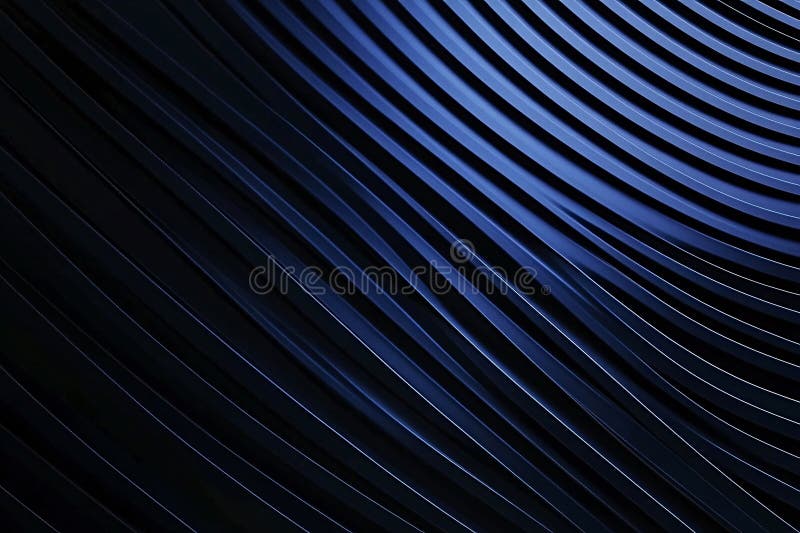 Dark Blue Abstract Wavy Lines Background Forming a Pattern Stock ...