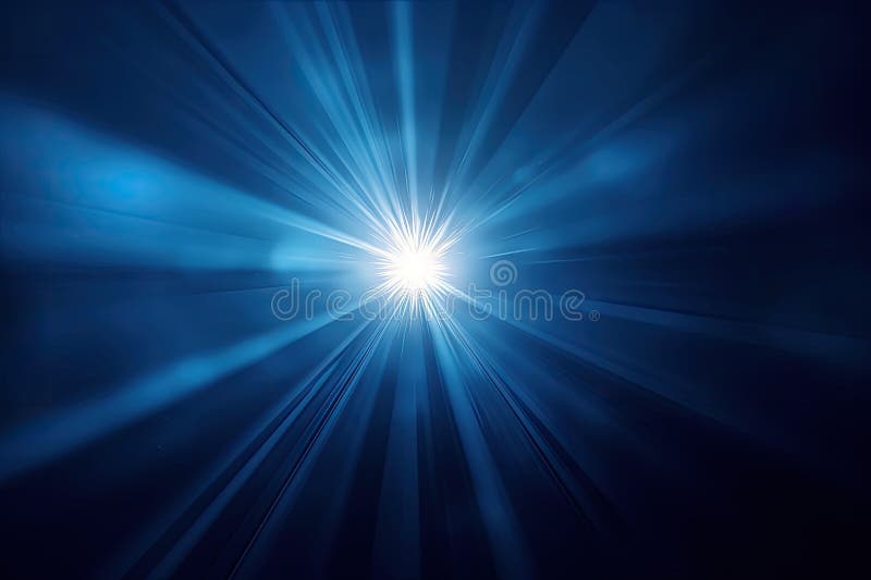 Dark Blue Backdrop with Shining Sun, Creating Dramatic and Vibrant ...