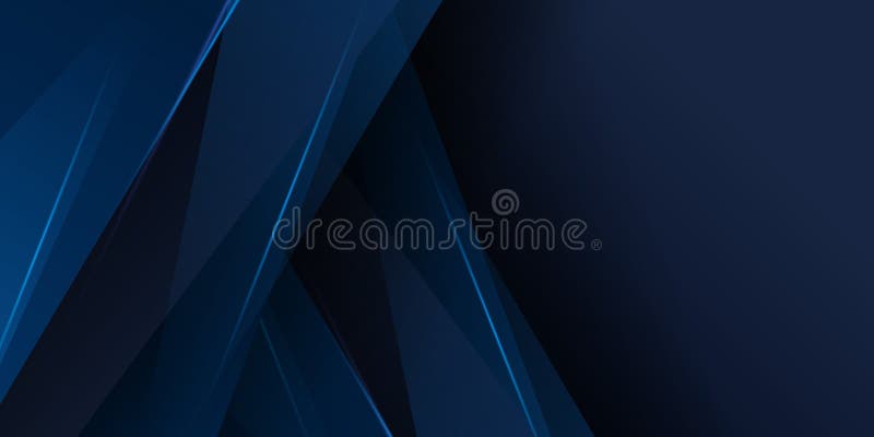 Dark Blue Background with Abstract Graphic Elements for Presentation ...