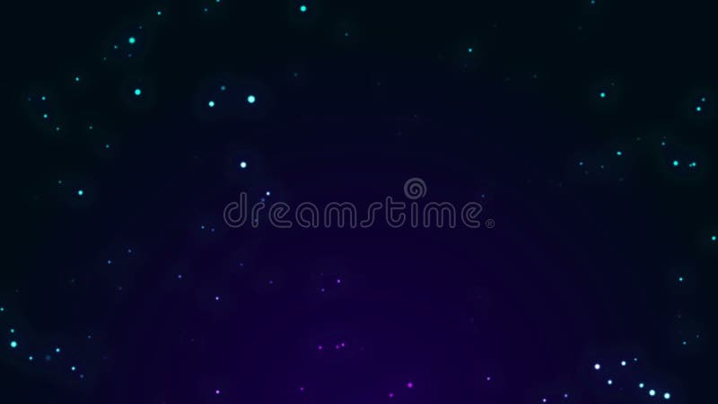 Dark Blue Background with Blinking Particles Stock Video - Video of ...