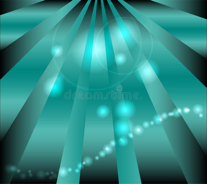 Dark Blue Background with Dots Light and Rays Stock Vector ...