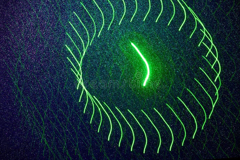 On a Dark Blue Background in Fine Grain, a Pattern of Short Light-green ...