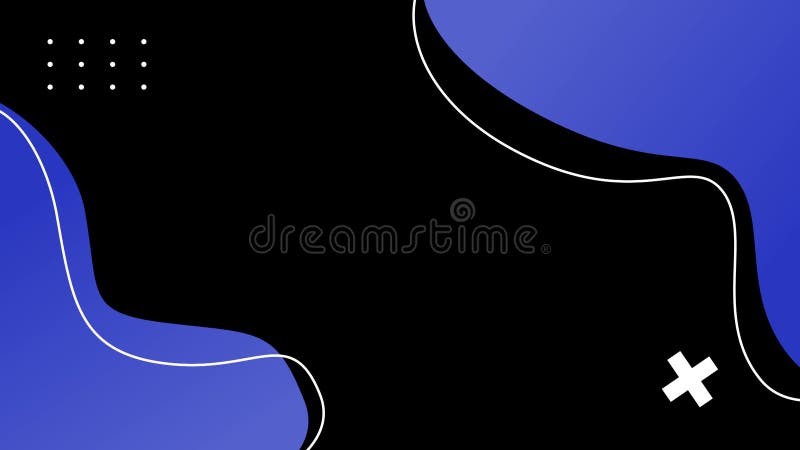 Dark Blue Background with Fluid Shapes and Line Stock Footage - Video ...