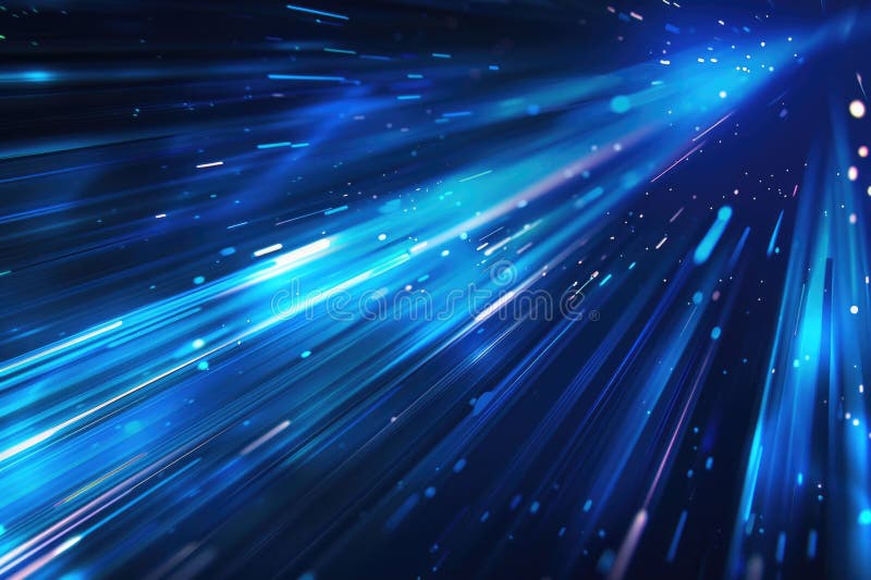 Dark Blue Background with Multiple Light Streaks. Suitable for ...