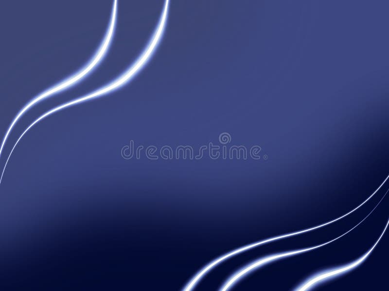 Dark Blue Background with Neon Lines Stock Illustration - Illustration ...