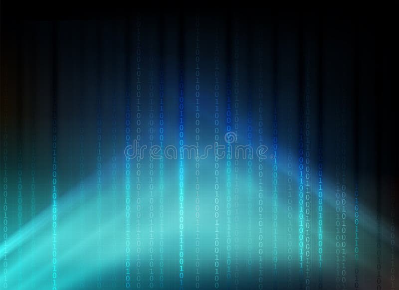 Dark Blue Background with Numbers Stock Vector - Illustration of ...