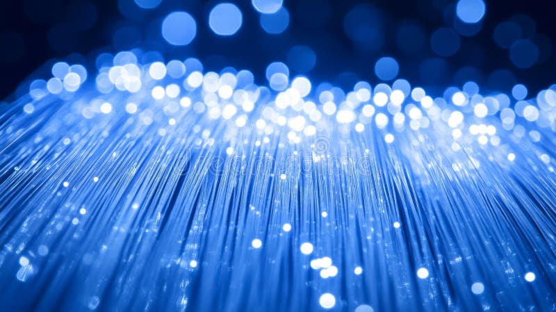 On a Dark Blue Background, a Pink Energy Wave with Light Trails and ...