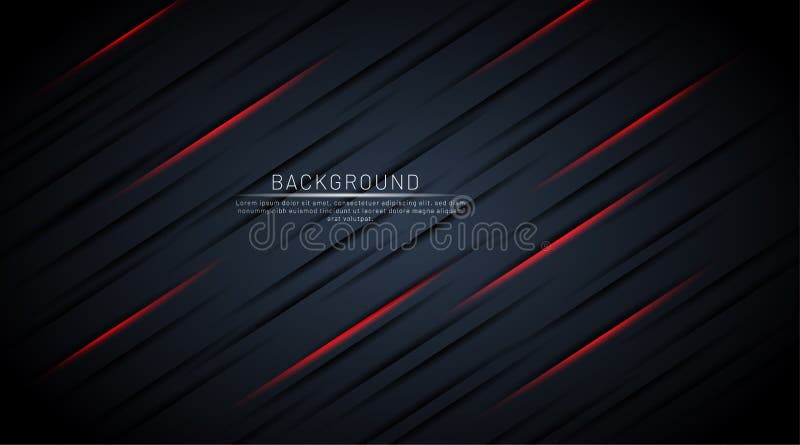 Dark Blue Background with Red Shadow Lines. Stock Vector - Illustration ...