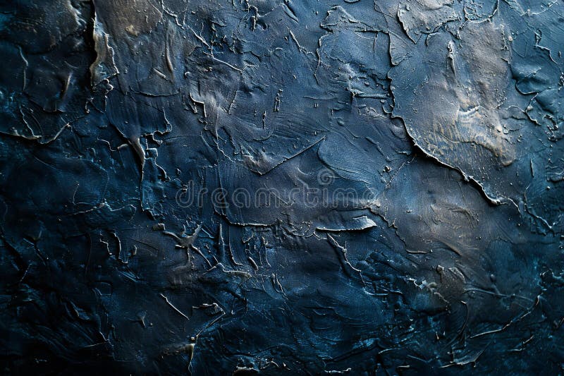 Dark Blue Background, Textured Wall with a Deep Texture. the Wall ...