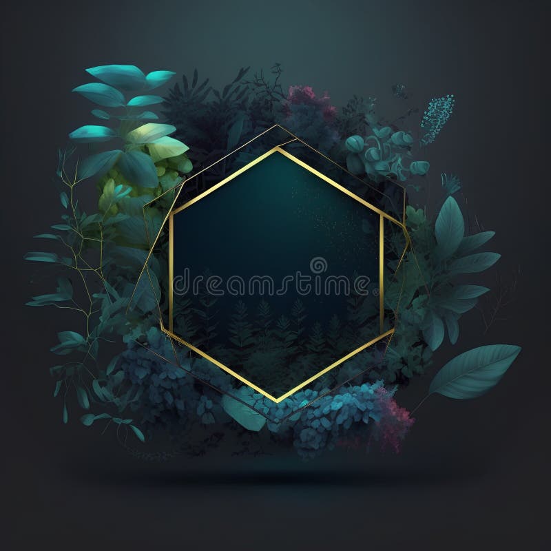 Blue Nonagon Basic Simple Shapes Isolated on White Background ...