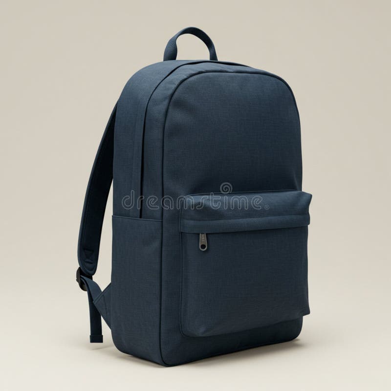A Dark Blue Backpack with a Simple, Streamlined Design. it Features a ...