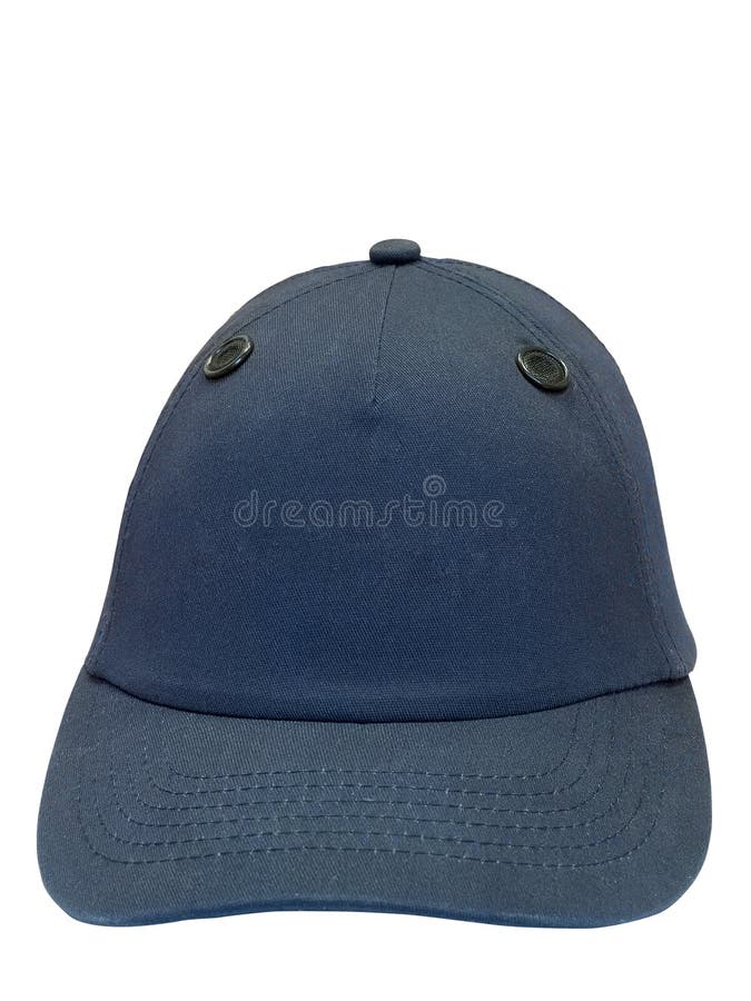 Dark blue baseball cap stock image. Image of material - 76358347