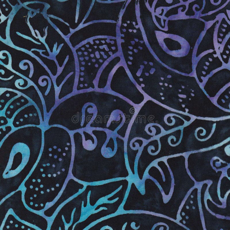 Blue Batik stock photo. Image of asia, background, artistic - 17040786