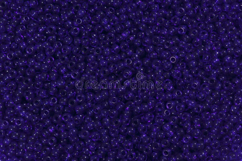 Dark Blue Beads on Macro. High Resolution Photo. Stock Photo - Image of ...