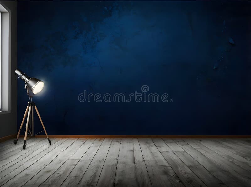 Dark Blue Beam Matte Gradient Background Ai Generative Stock ...