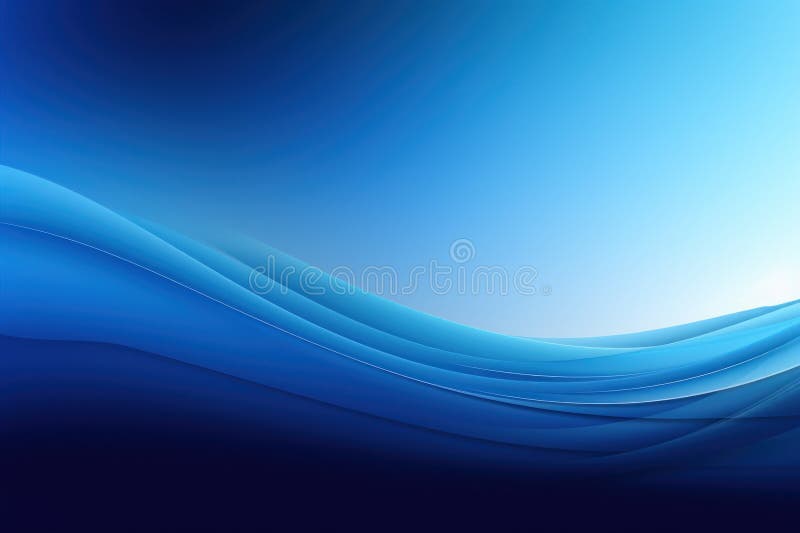 Dark Blue and Blue Unreal Gradient Soft Background Borderless Sense ...