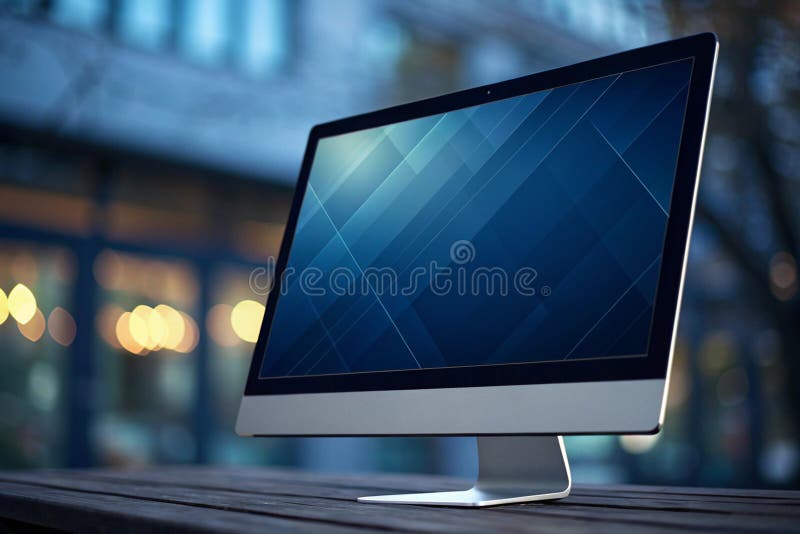 Blue Blurry Abstract Pattern. Stock Illustration - Illustration of ...