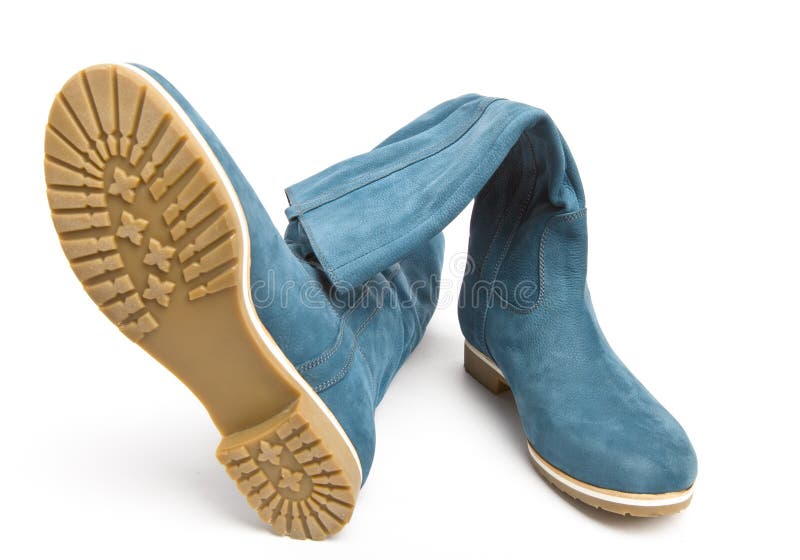 Dark blue boots stock photo. Image of modern, ladies - 11954282