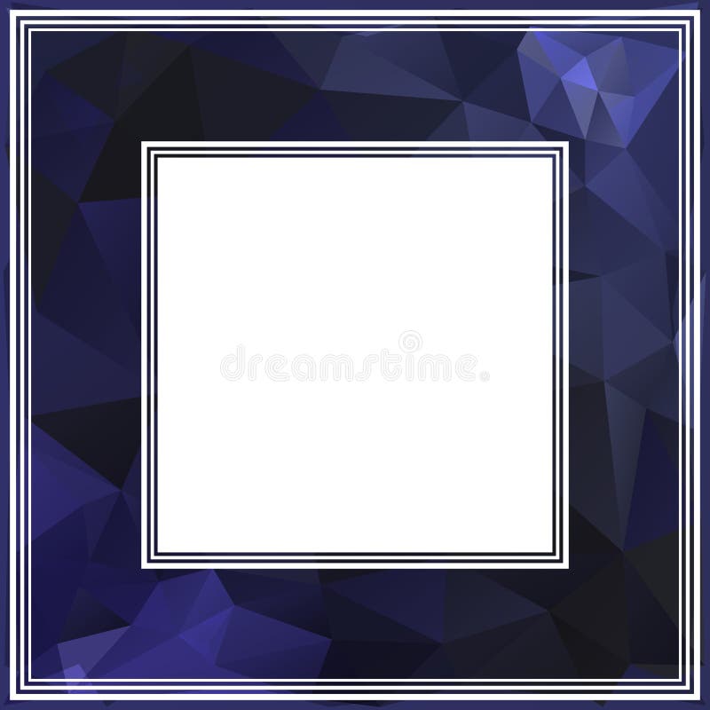 Dark Blue Flower Background Stock Vector - Illustration of spot ...