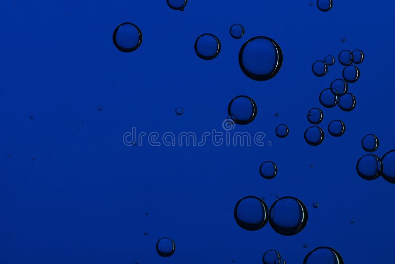 Dark Blue Bubbles with a Shiny Edge Stock Illustration - Illustration ...