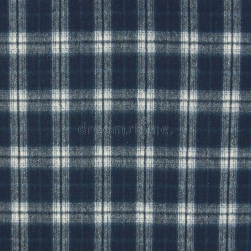 Dark Blue Checkered Plaid Wool Fabric Texture Stock Illustration ...