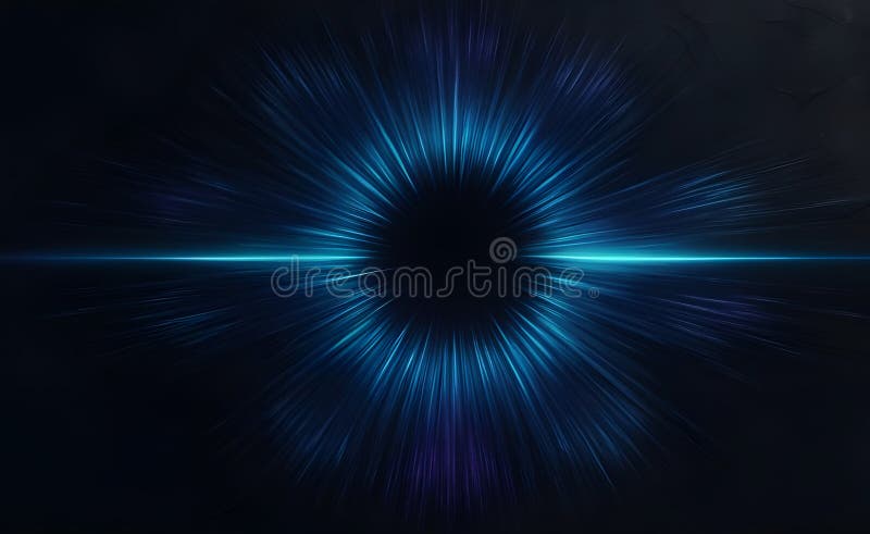 Dark Blue Circle Light with Hole, Transitioning from Indigo To Cobalt ...