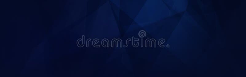 Dark Blue Color Abstract Wide Banner Background Stock Illustration ...