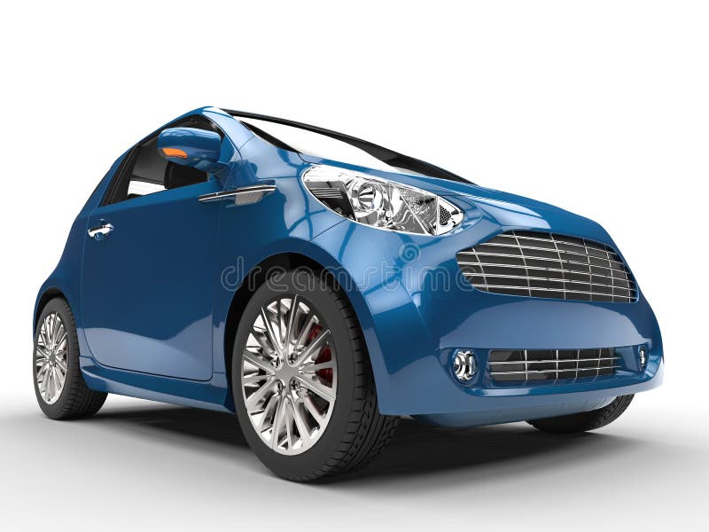 Blue Compact SUV Car with Sport, Modern, and Luxury Design Parked on ...