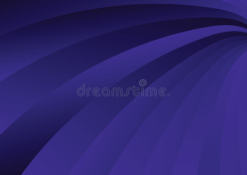 Dark Blue Curved Stripes Gradient Background Stock Vector ...
