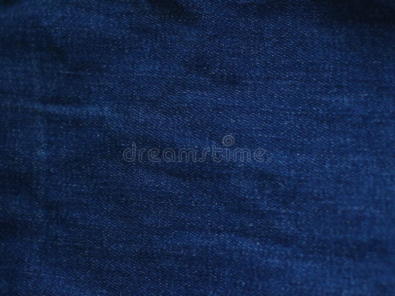Dark Blue Denim Fabric Texture Visible Weave Pattern Stock Photos ...