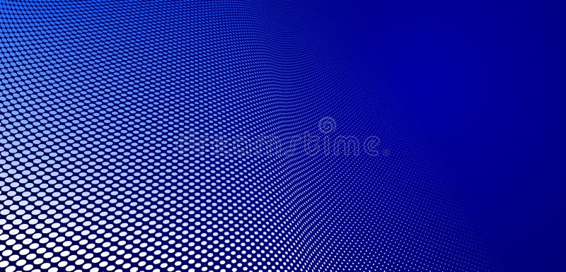 Dark Blue Dots in 3D Perspective Vector Abstract Background, Multimedia ...
