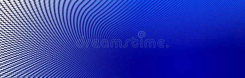 Dark Blue Dots in 3D Perspective Vector Abstract Background, Multimedia ...