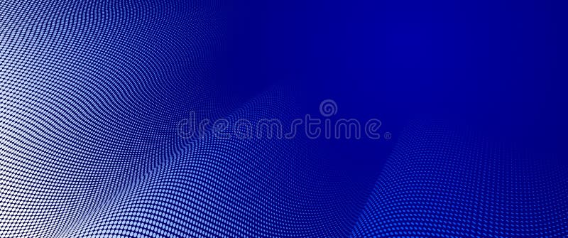 Dark Blue Dots in 3D Perspective Vector Abstract Background, Multimedia ...