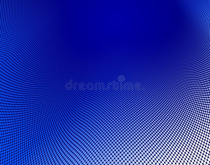 Dark Blue Dots in 3D Perspective Vector Abstract Background, Multimedia ...