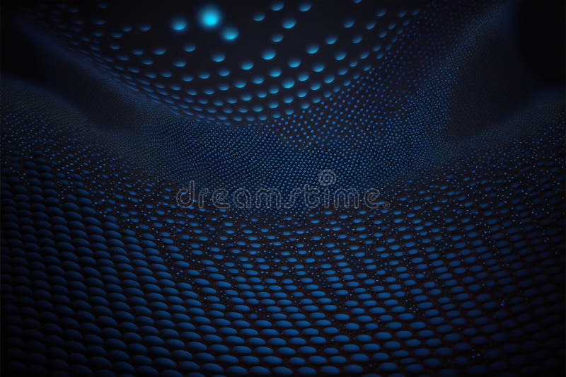 Dark Blue with Dots Pattern, Abstract, Backgrounds Stock Illustration ...