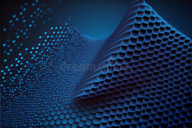 Dark Blue with Dots Pattern, Abstract, Backgrounds Stock Illustration ...