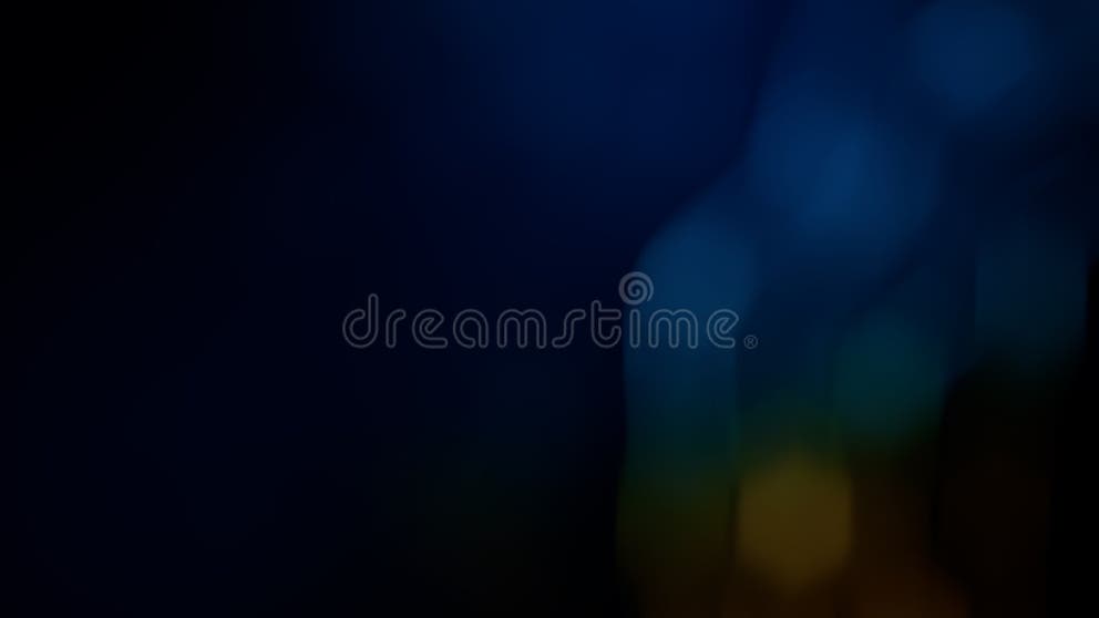 Dark Blue Flickering Volumetric Shapes Bokeh Backdrop - Abstract 3D ...
