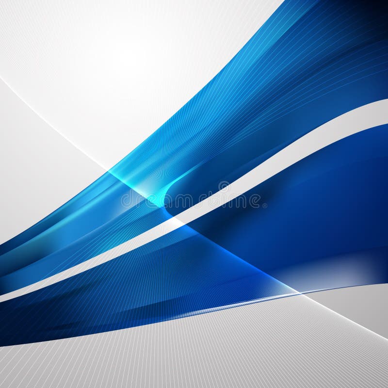 Dark Blue Flow Curves Background Stock Vector - Illustration of curve ...