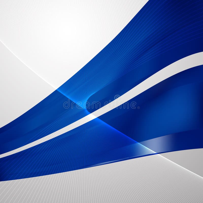 Dark Blue Flowing Curves Background Stock Vector - Illustration of ...