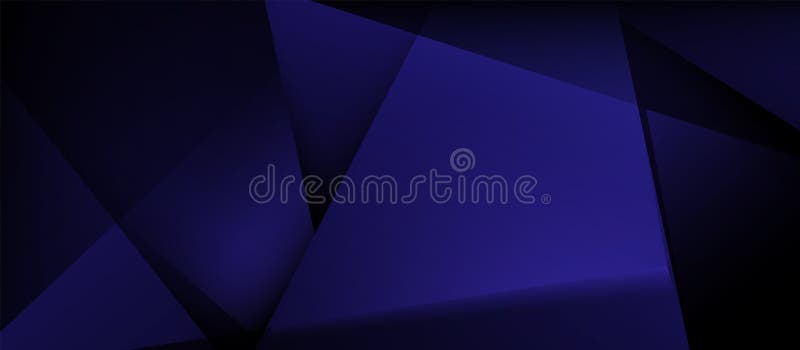 Dark Blue Geometric Abstract Background Stock Illustration ...