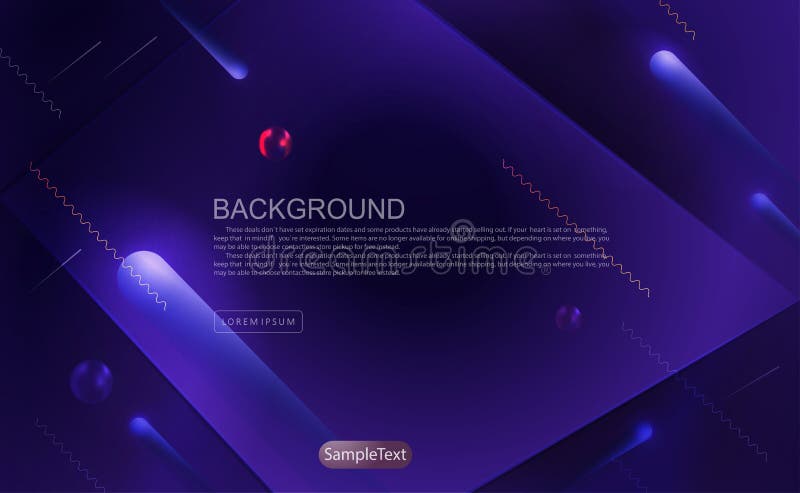 Dark Blue Geometric Background, Oblique Stripes with a Gradient, Frame ...