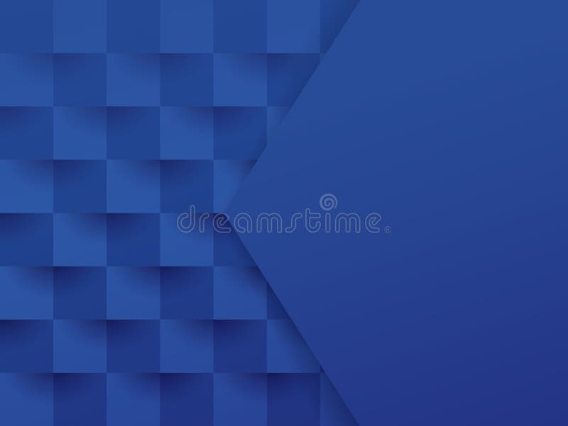 Dark Blue Geometric Pattern, Abstract Background Template. Stock Vector ...