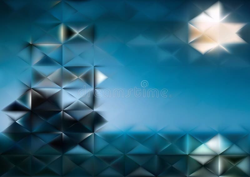 Dark Blue Geometric Triangle Pattern Background Illustration Stock ...