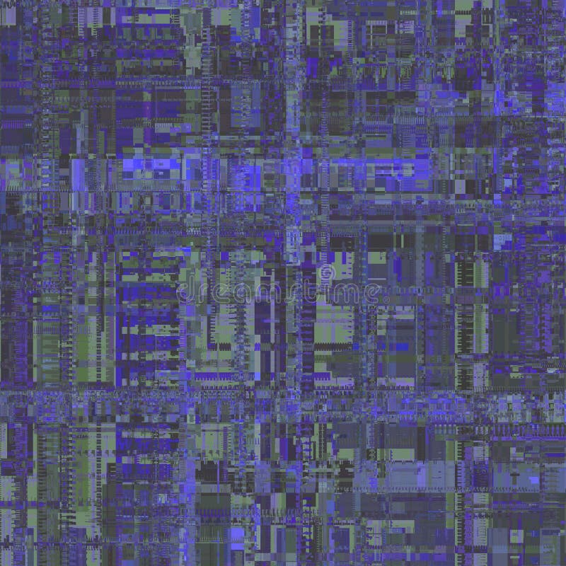 Dark Blue Glitch Unique Design Abstract Digital Pixel Noise Error ...